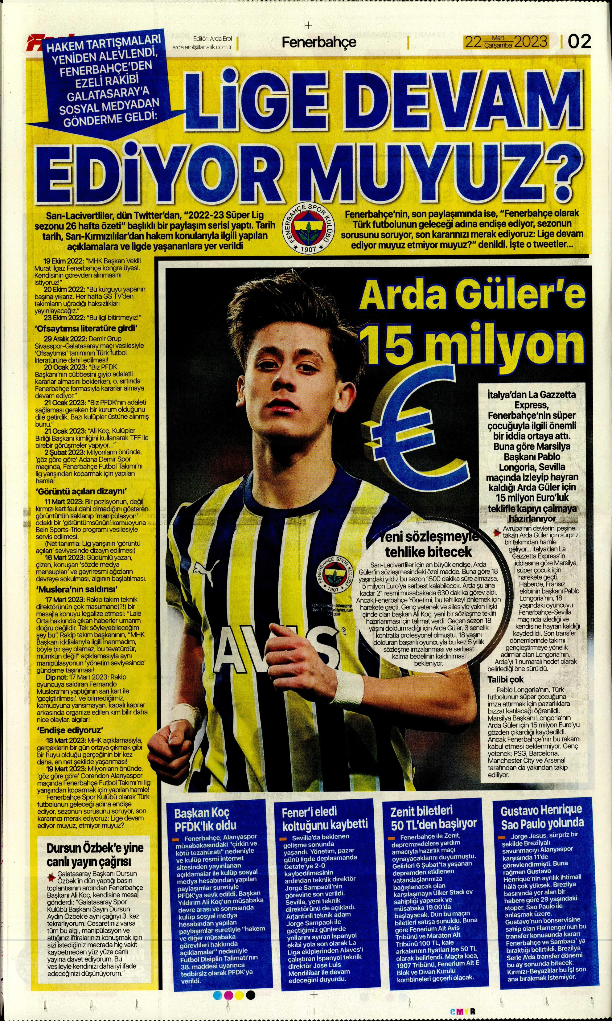 Arda G ler e 15 Milyon Euro Gazetelerin Man etleri 22 Mart 2023 arda-g-ler-e-15-milyon-euro-gazetelerin-man-etleri-22-mart-2023